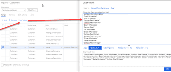 A tool to convert a list of values to a query range | Denis Trunin's X++ Programming Blog