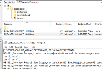 Implement Periodic Data Export from D365FO to SFTP | Denis Trunin's X++ ...