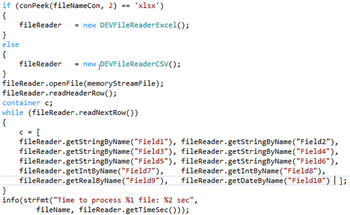 How to read Excel and CSV files in D365FO using X++ | Denis Trunin's ...